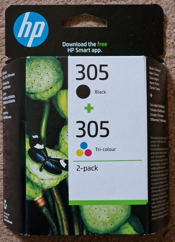 NEW Original Genuine HP 305 Black + Colour Ink Cartridges for Inkjet ...