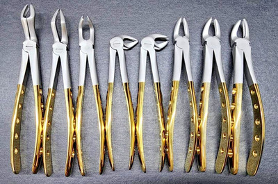 Tooth Extracting Forceps For Lower & Upper Molars Roots Loosening ...