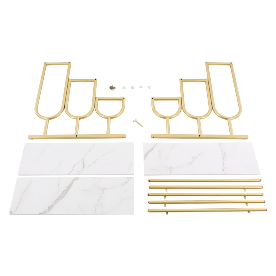 Modern Shoe Handbag Display Table, 3 Tier Heavy Duty Display Stands ...