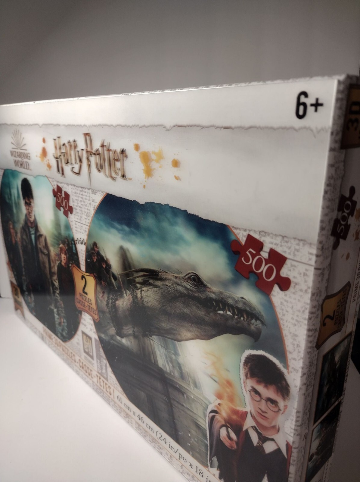 Harry Potter Prime 3D puzzle 2 pack 1000 piece 500 pc each Wizarding ...