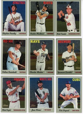 2019 Topps Heritage Baseball CHROME Parallels /999 YOU PICK *Finish ...