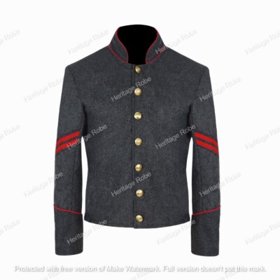 US Civil War Artillery Richmond Corporal Officer Shell Jacket with Red ...