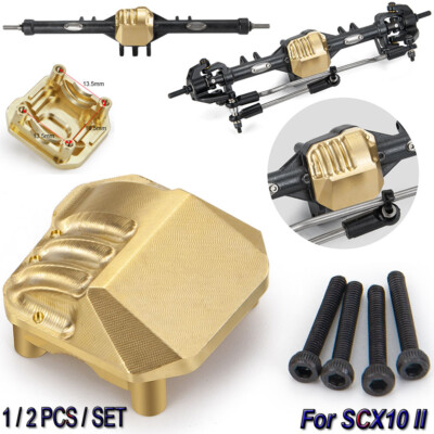 Brass Heavy Front Rear Axle Diff Cover For RC Axial SCX10 II 90046 RC ...