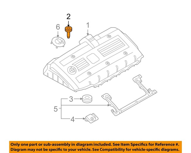Genuine BMW Engine Valve Appearance Cover Screw OEM 11127531561 for ...