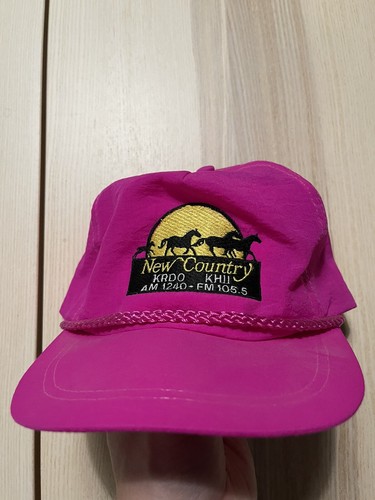 Vintage New Country Music FM AM Radio Rope Snapback Hat | eBay