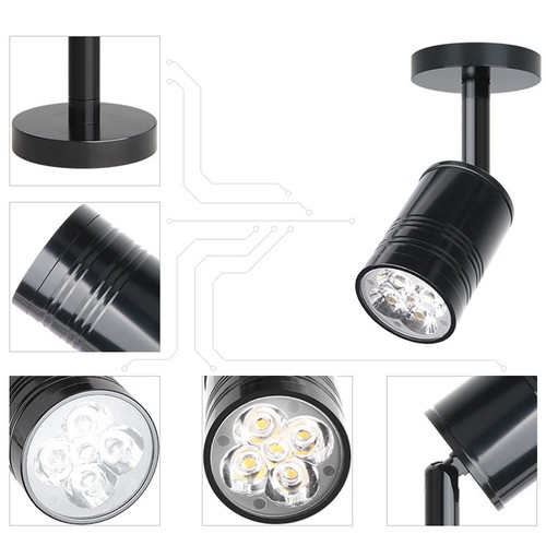 3W/5W LED Ceiling Fixture Light Picture Lamp Angle Rotatable Spotlight ...