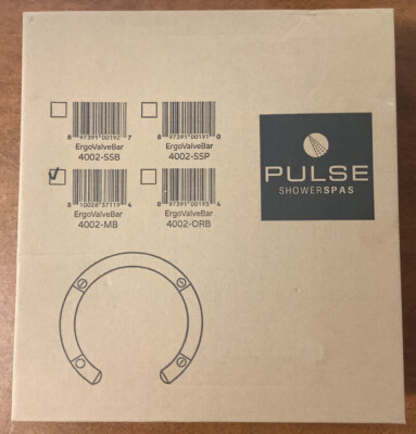 Pulse 4002-MB ErgoSafety 8-3/4" Grab Bar - Matte Black - New - Free ...