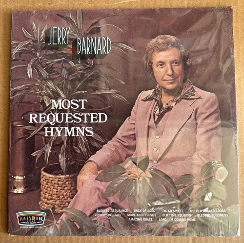 JERRY BARNARD Most Requested Hymns LP VINYL ALBUM Gospel Folk Country ...