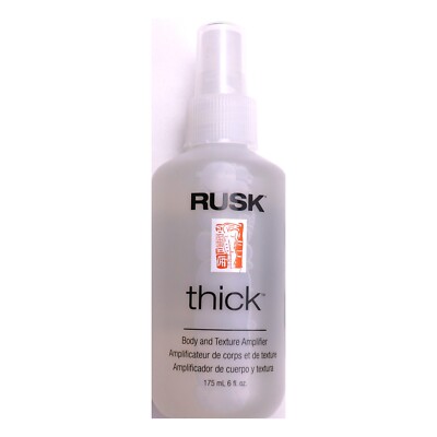 Rusk Thick Body & Texture Amplifier 6 oz Volume Hair Styling Spray | eBay