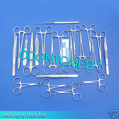 BITCH SPAY PACK KIT Surgical Veterinary Instrument,ODM-0080 | eBay ...