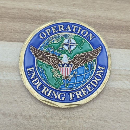 Al Udeid Qatar Operation Enduring Freedom Challenge Coin | eBay