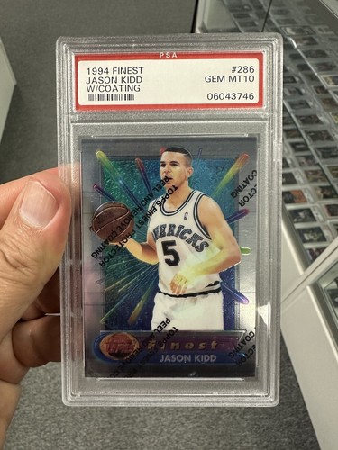 1994 Topps Finest JASON KIDD RC PSA 10 💎 GEM MINT 💎 Suns Mavericks | eBay