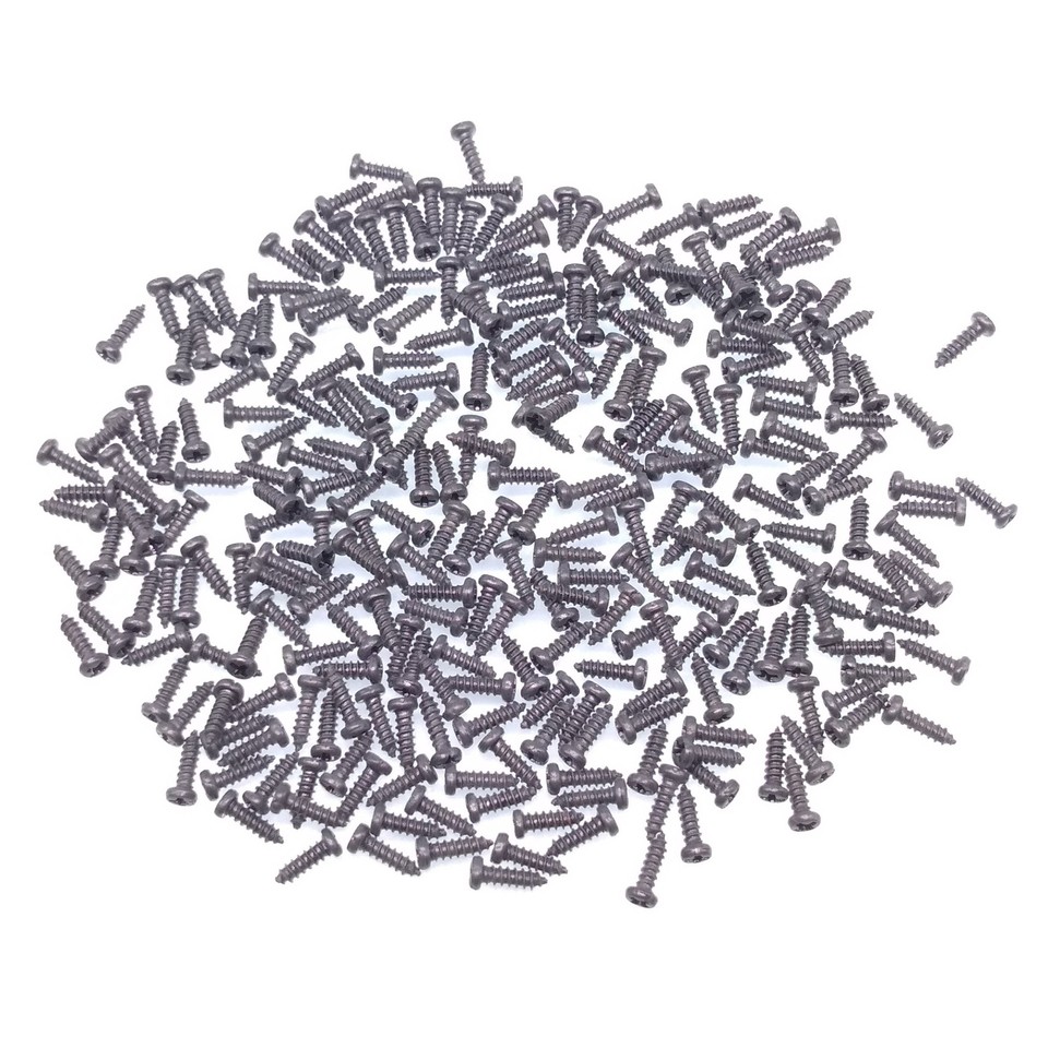 1000pcs M1 x 4mm Phillips Rounded Head Small Self Tapping Screws | eBay