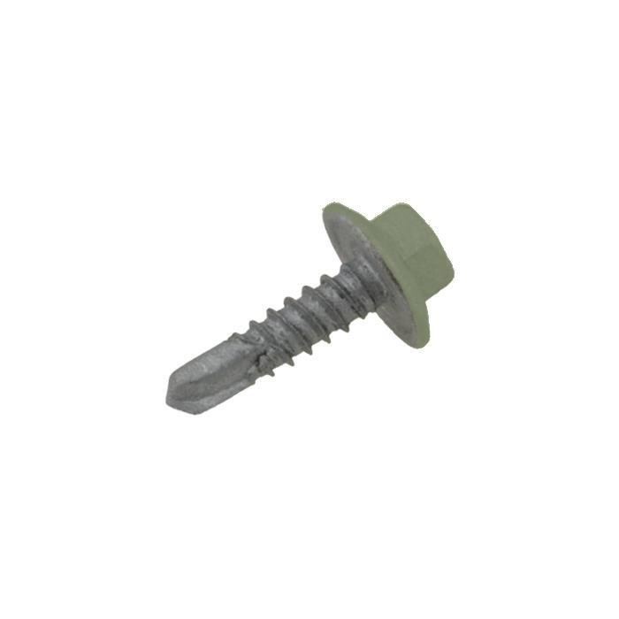 Qty 5 Hex 10g (16tpi) x 16mm Metal Self Drilling Fencing Screw Pale ...