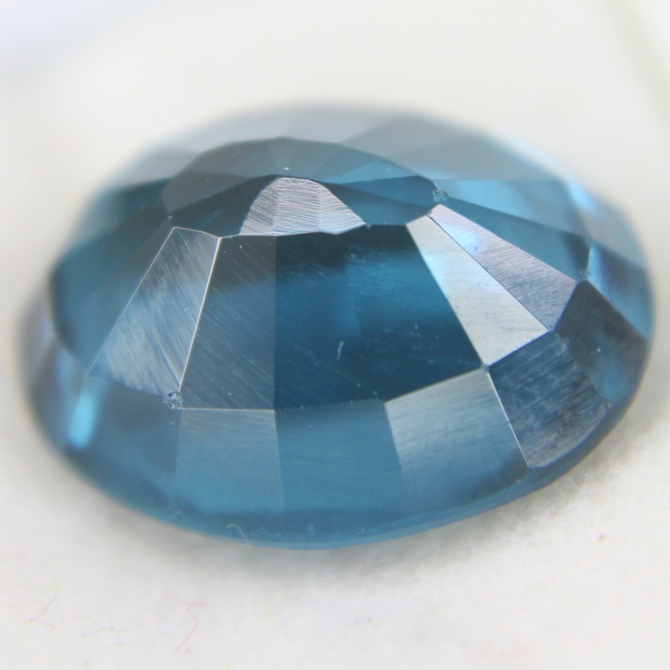 7.90 Ct Natural Blue Lagoon Tourmaline Oval Cut Certified Loose ...