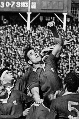 Wales' Delme Thomas Wins The Ball At A Line Out 1969 OLD RUGBY PHOTO | eBay
