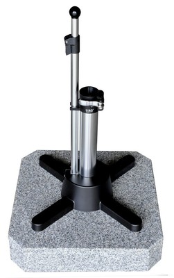 Sonnenschirmständer «LIRO Mini Plus 50K» Granitschirmfuß Rollen Parasol ...