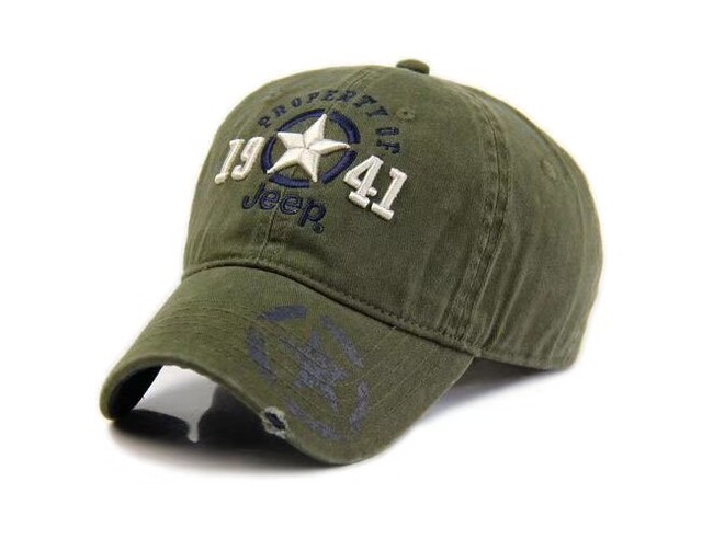 Jeep 1941 Hat Embroidery Army Green Cotton Men's Unisex Sport Baseball ...