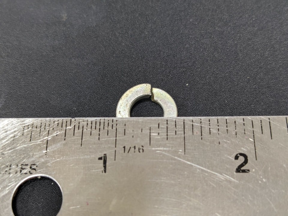 Lot Of 50 STEEL 1/4 Split Spiral Lock Washer Aircraft American | eBay