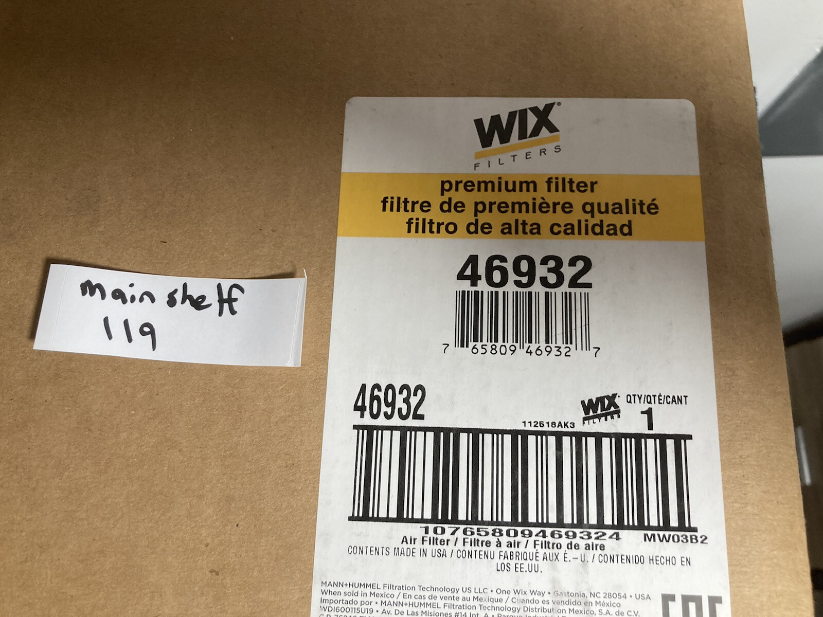 DONALDSON P828633 - Air filter cross reference