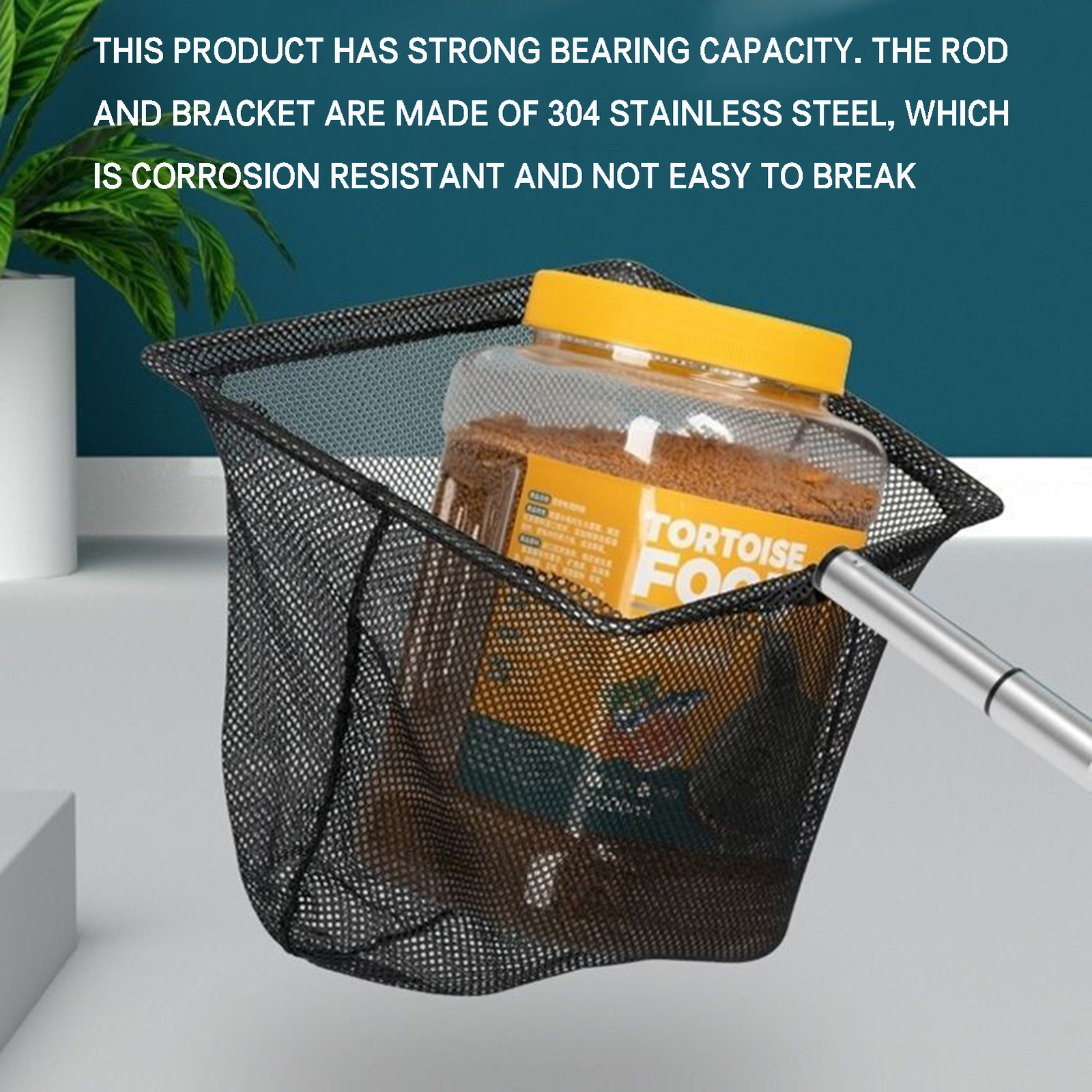 Telescoping Fishing Landing Squid Net Stainless Steel Portable Fish ...