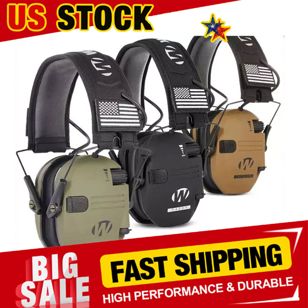 Walkers Electronic Ear muff Shooting Ear Protection Hearing Muff Slim ...