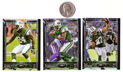 2015 Topps Chrome Mini Football Team Set - NEW YORK JETS | eBay