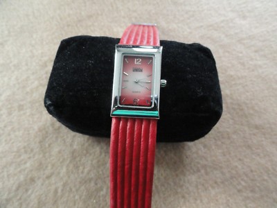 Figaro Milano Quartz Water Resistant Ladies Watch with a Red Band | eBay