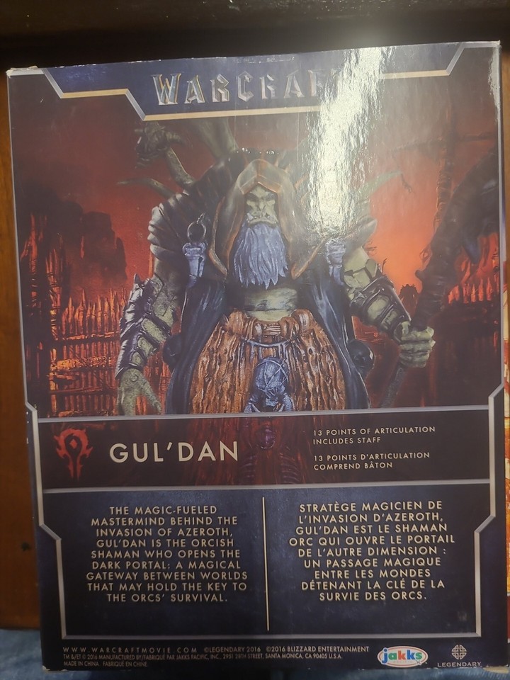 Blizzard Jakks Pacific Legendary World of Warcraft Gul'dan Guldan ...