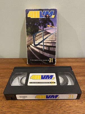1998 411VM Skateboarding Issue 31 VHS Skate Video Rodney Mullen Vans ...