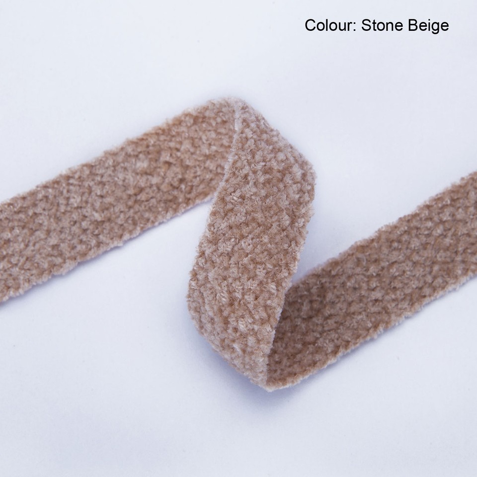 Neotrim Pure Chenille Yarn Ribbon Trimming,Texture Velour Handle ...