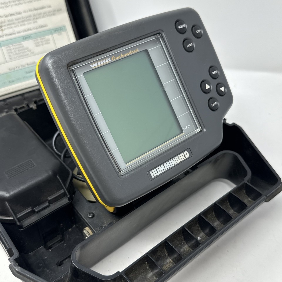 HUMMINBIRD Wide One Hundred Portable Tracker Fish Finder Case ...