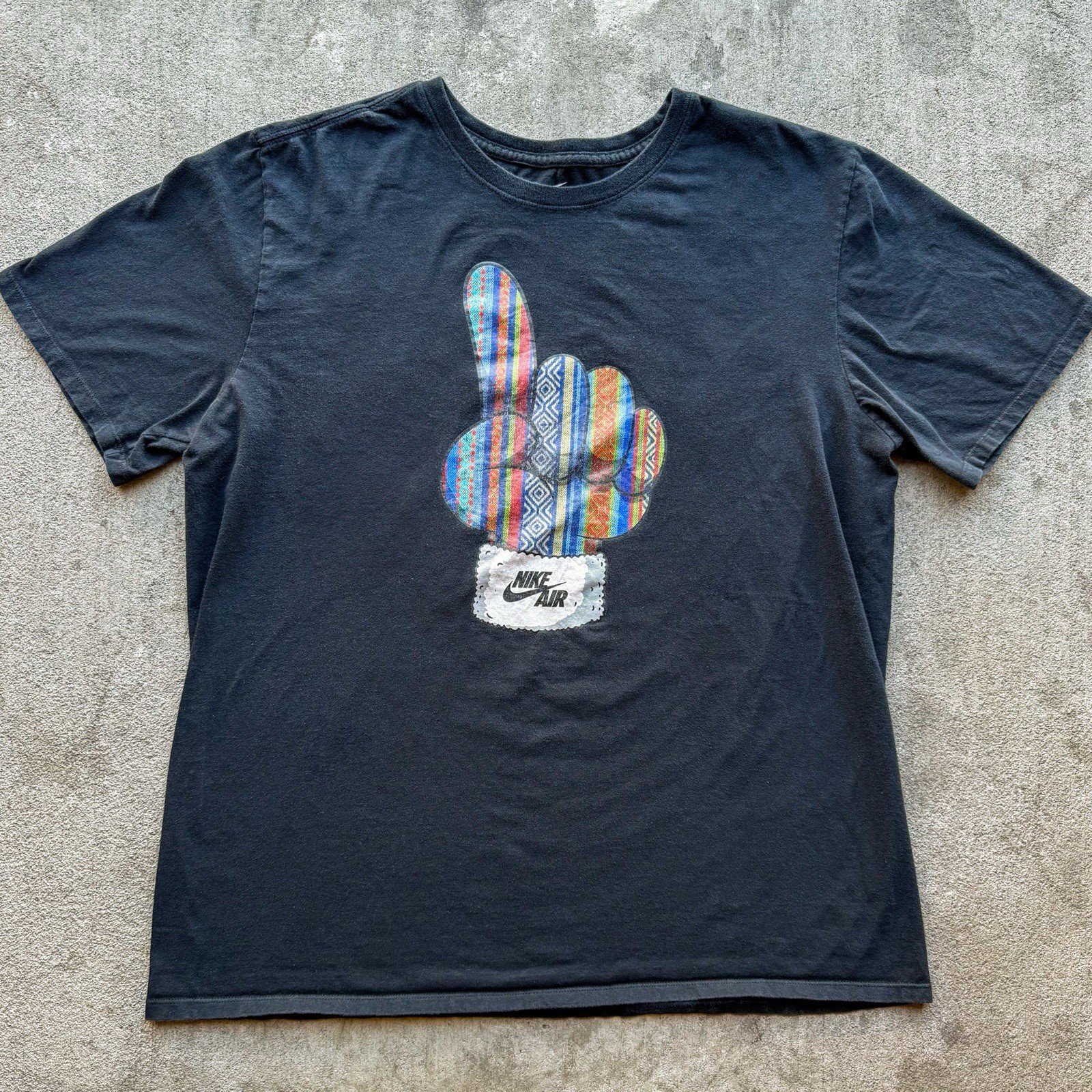 Rare Limited Edition Nike Air Foam Finger Tee Y2K Str… - Gem