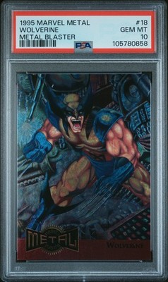 1995 MARVEL METAL METAL BLASTER #18 WOLVERINE PSA 10 | eBay