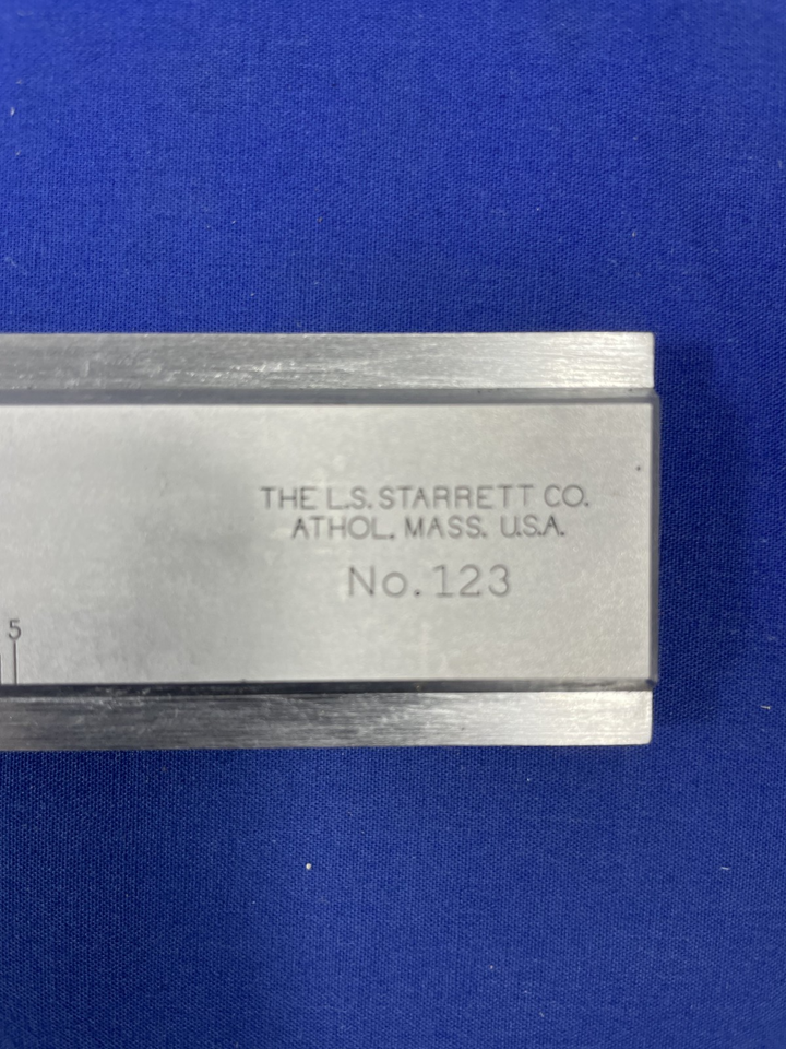 Starrett # 123-36 Master Bar Master Vernier Caliper In Original ...