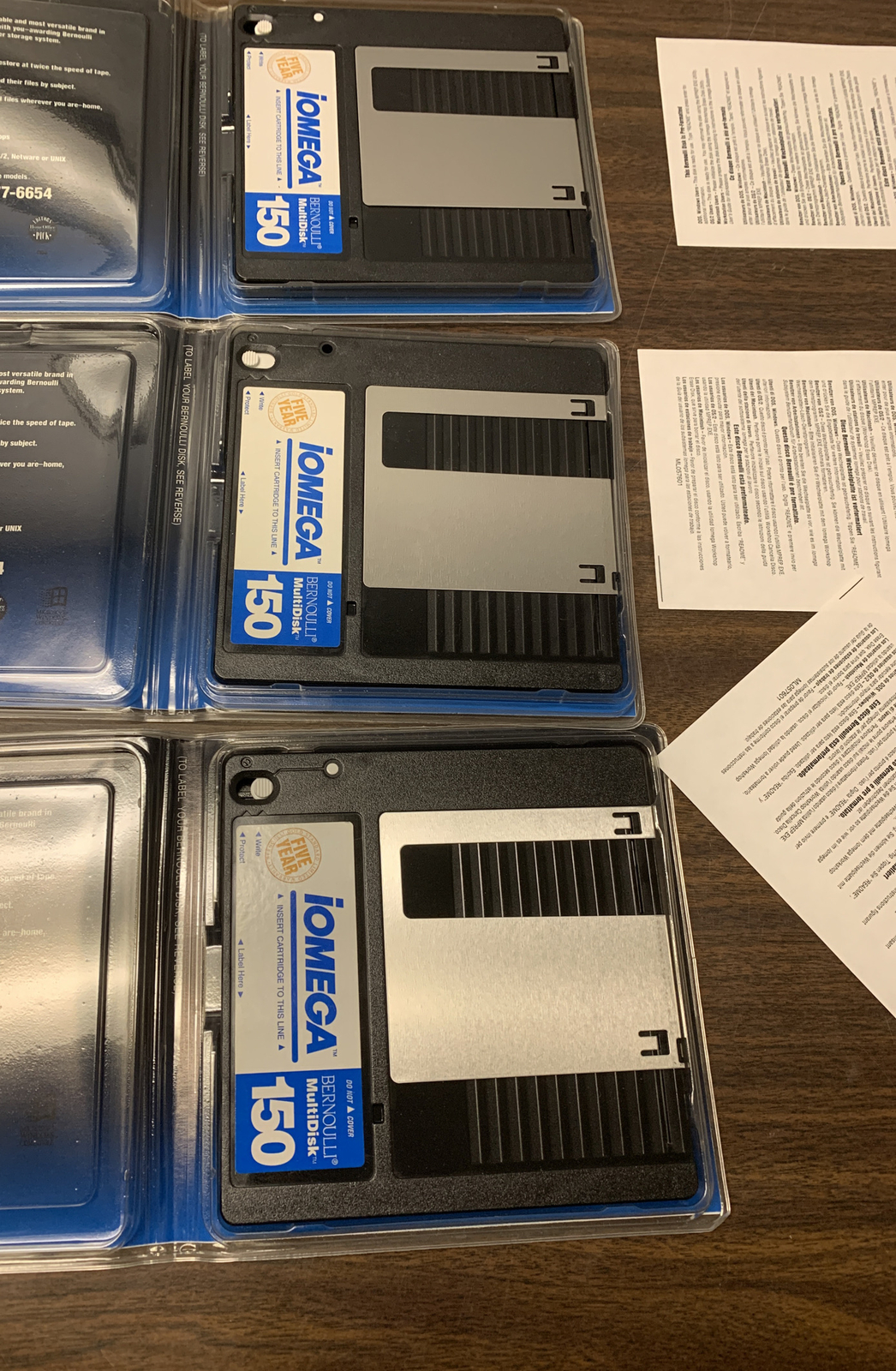 1 USED 2 NEW iOmega Bernoulli 150 Megabyte Disk for MultiDisk Drives | eBay