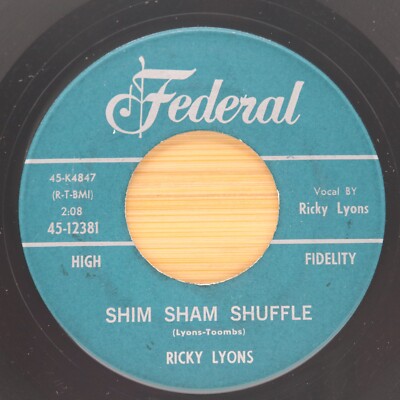 RICKY LYONS - SHIM SHAM SHUFFLE / HAVE NO FEAR - SOUL FUNK 45 FEDERAL ...