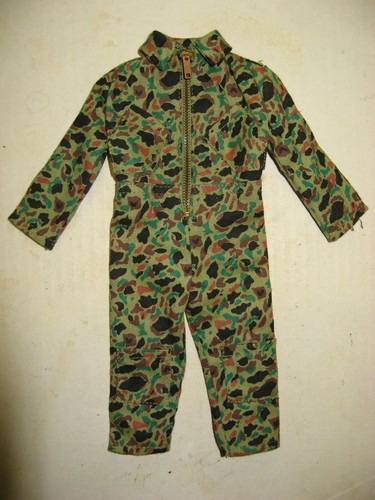 1966 Ideal Vintage Captain Action 12” Sargeant Fury Camoflage Jumpsuit ...