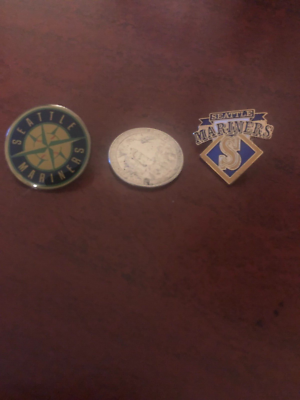 SEATTLE MARINERS VINTAGE LOGO PINS, LTD EDITION - 2 PIN LOT | eBay