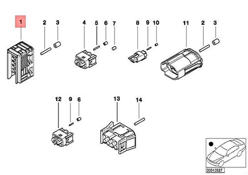 Genuine BMW ROLLS-ROYCE Alpina Z4 Coupe M Socket Housing Connector ...