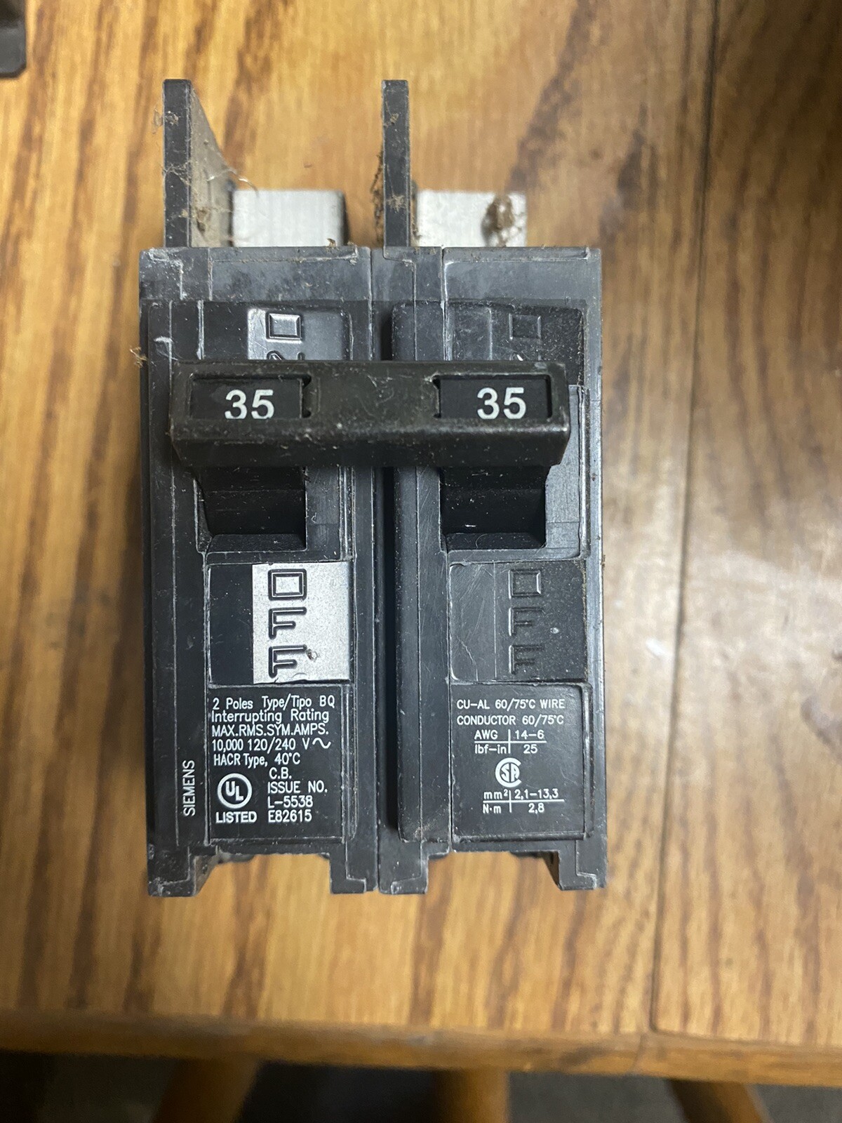 GENERAC BREAKER PART NUMBER 0E7886B for sale online | eBay