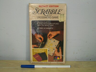 Selchow Righter classic 1978 - POCKET EDITION SCRABBLE - (NEW/SHRINK ...