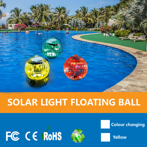 Solar LED Floating Lights Pond Pool Rotating Color Change Garden ...
