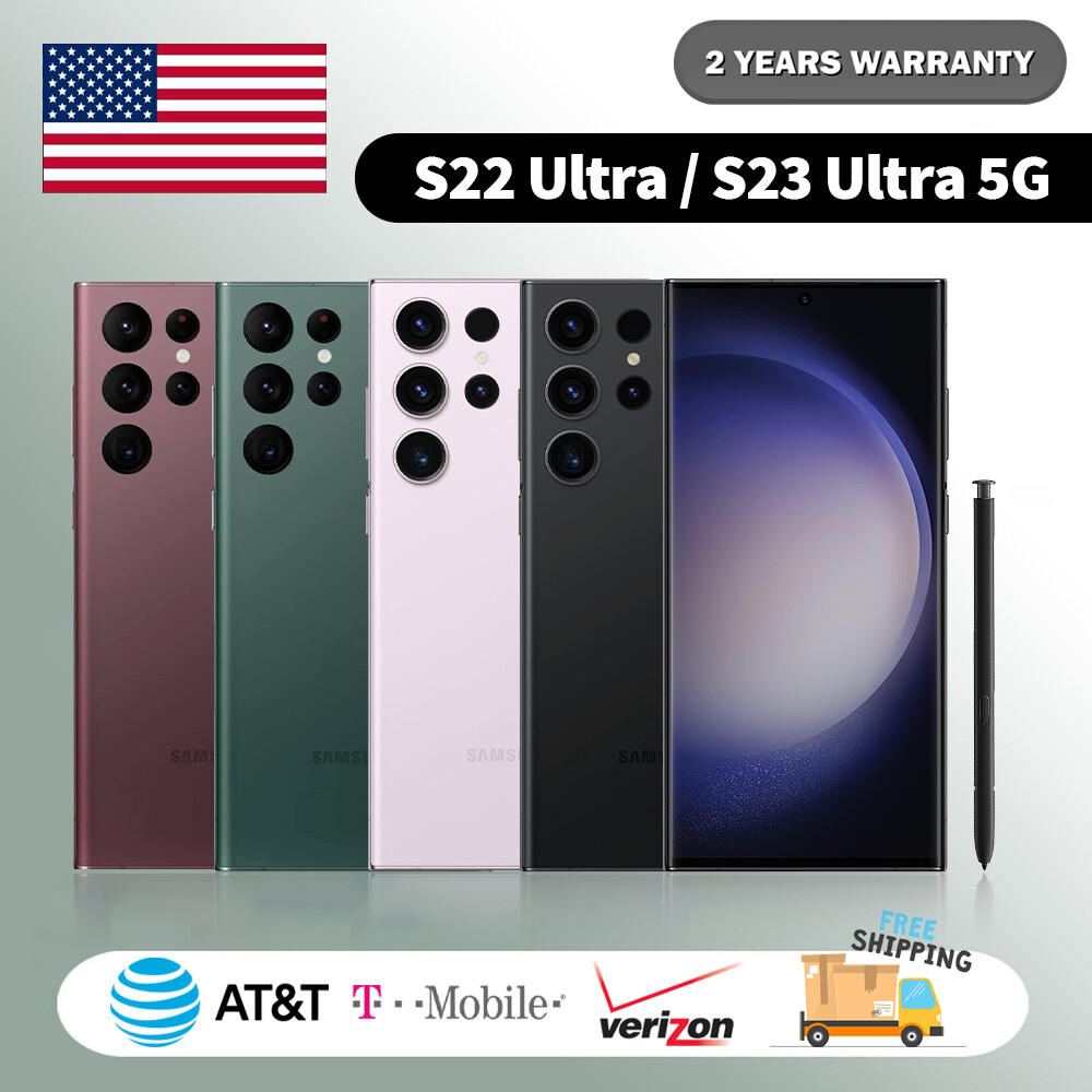 NEW SAMSUNG GALAXY S23 ULTRA 5G /S22 ULTRA 5G/S21 ULTRA 5G UNLOCKED ALL ...