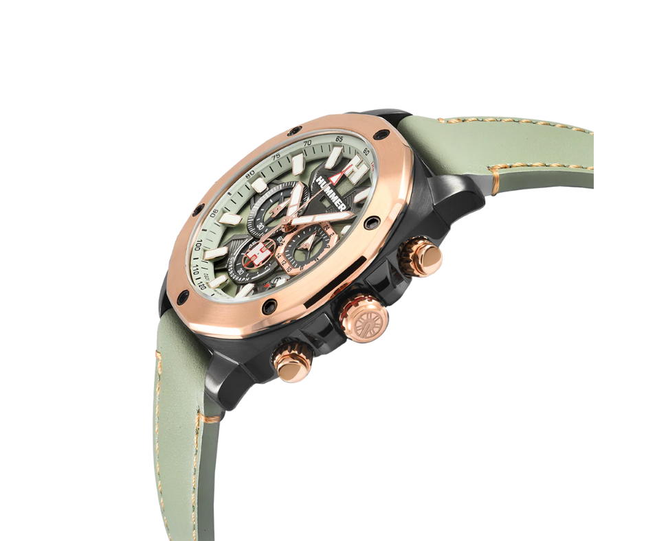 New Hummer Man Wrist Watch HM1034-1092C Men Watches Chronograph Green ...