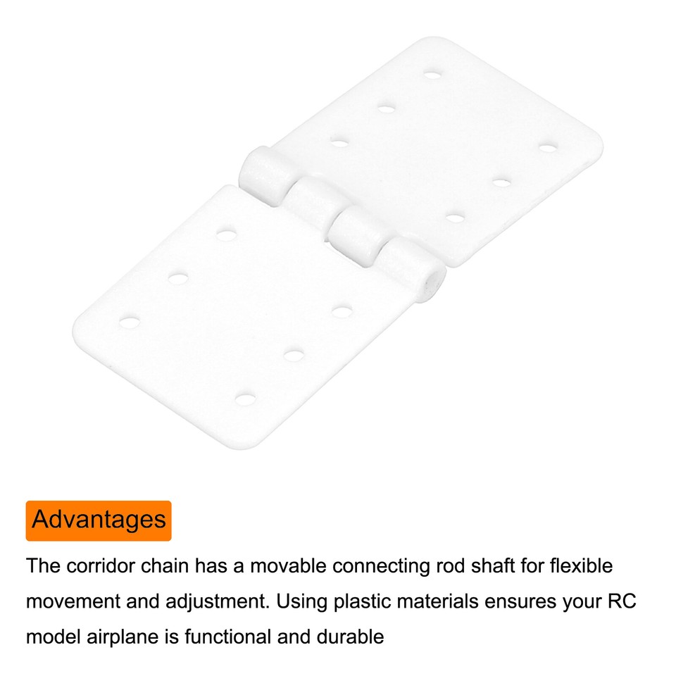 RC Hinges 0.9 Inch x 0.5 Inch Model Airplane Aircraft Wings Parts 50 ...