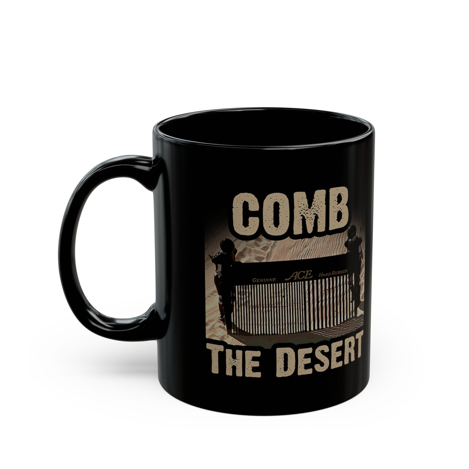 Comb The Desert Funny Space 11 oz Black Coffee Mug | eBay