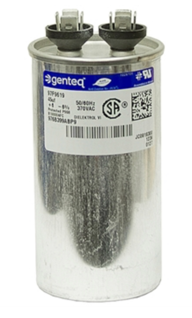 GE (97F9619) 45 uF 440 Volt Replacement for GE Genteq Capacitor for ...