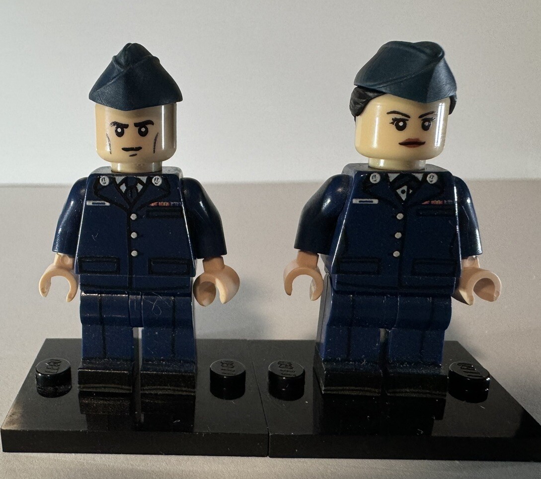 Lot Of 2 Brickmania USAF Dress Uniform Lego Minifigures | eBay
