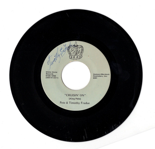 Soul obscure 45 record signed pete & timothy fradue white horse vintage ...